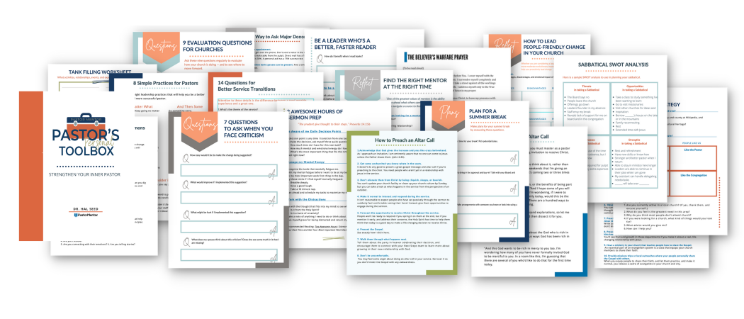 Pastor's Personal Toolbox – PastorMentor